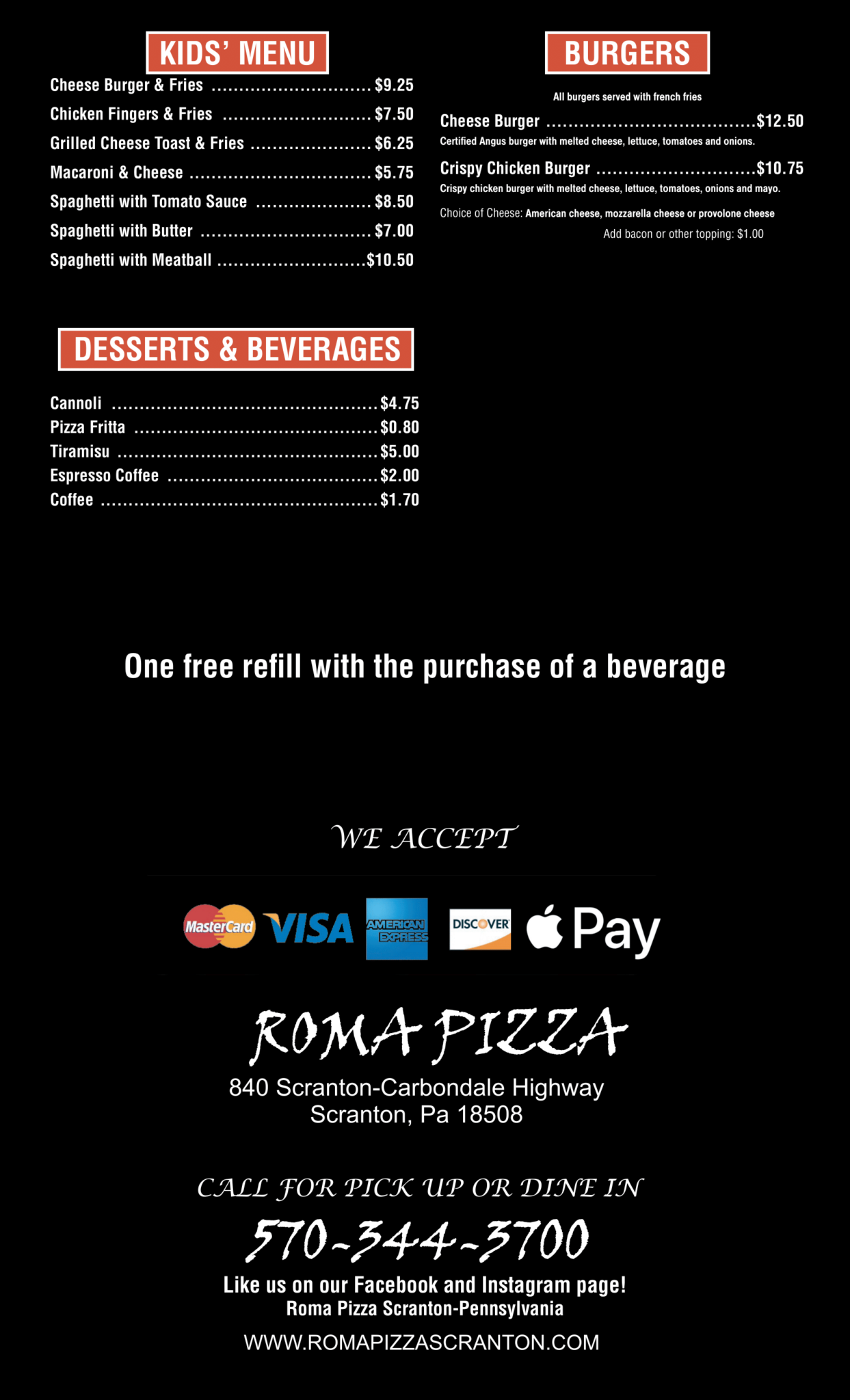 Roma-Table-Menu-4 - Roma Pizza